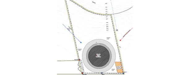 Air monitoring plan with air sample locations - The Bodhi Group